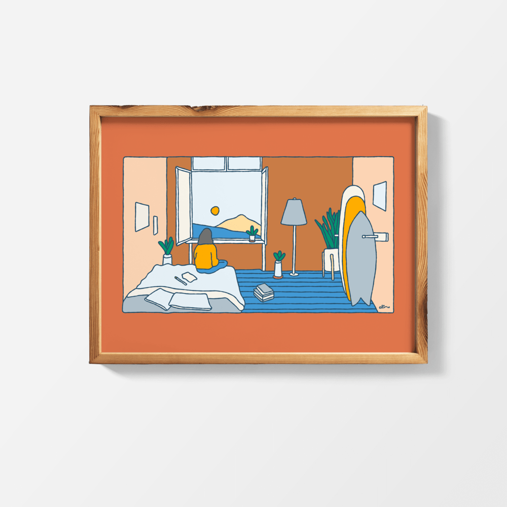 Distance Learning Print by Alimo - Education Journey with Premium Art